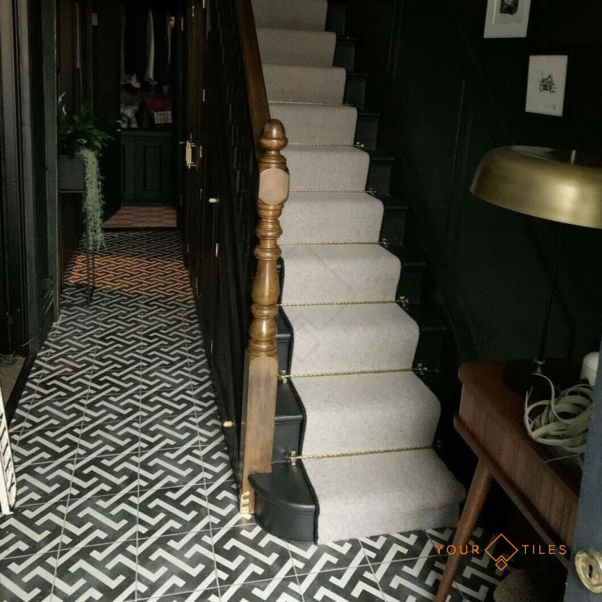 Maze Tile | Porcelain Tiles | 22.3cm x 22.3cm | Wall & Floor FULL TILE ...