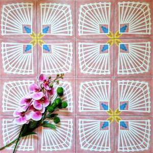 Montpellier Rose 20cm x 20cm FULL TILE SAMPLE — Artisan Tile Company