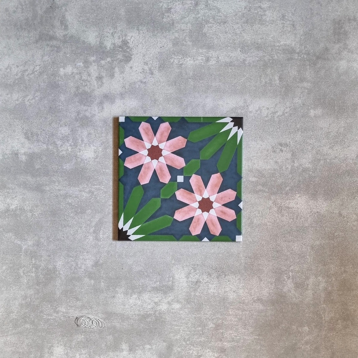 Fizaan Autumn Moroccan Pattern Tile 20cm x 20cm — Artisan Tile Company