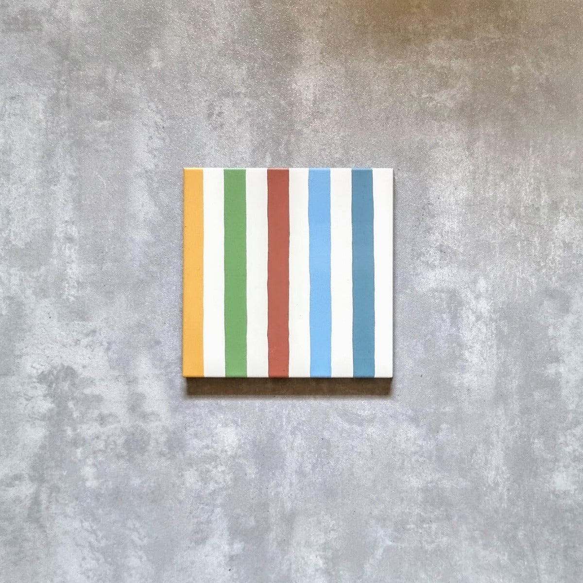 Stripes Rainbow Tile | Indoor & Outdoor Tiles | 20cm x 20cm FULL TILE ...