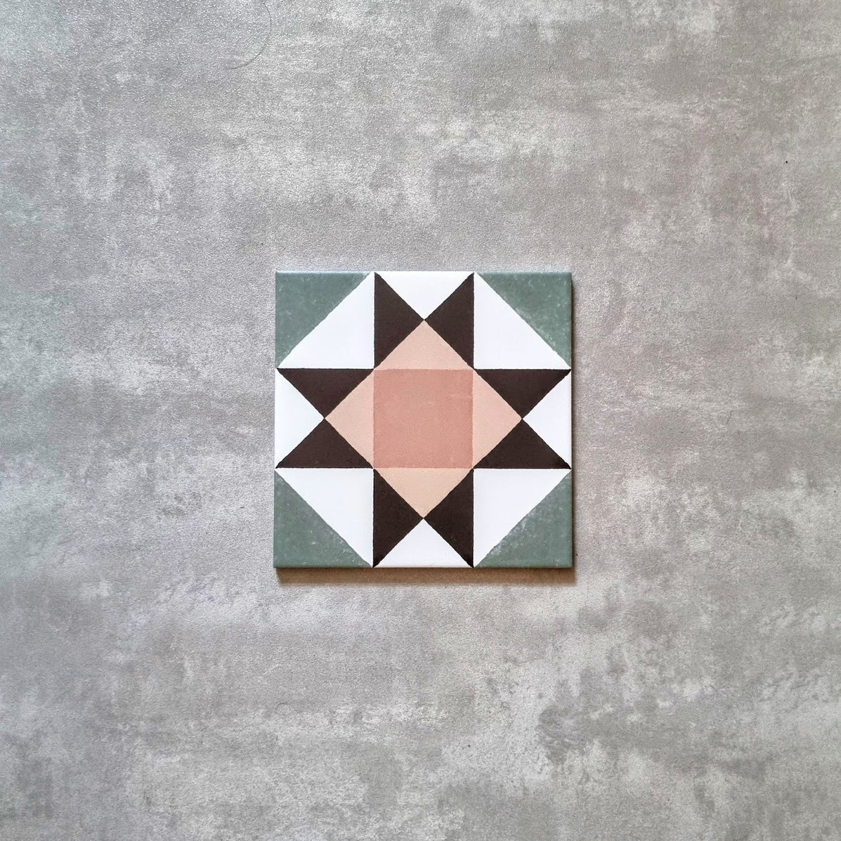 Maison Fern Decor Victorian Pattern Tile 20cm x 20cm — Artisan Tile Company