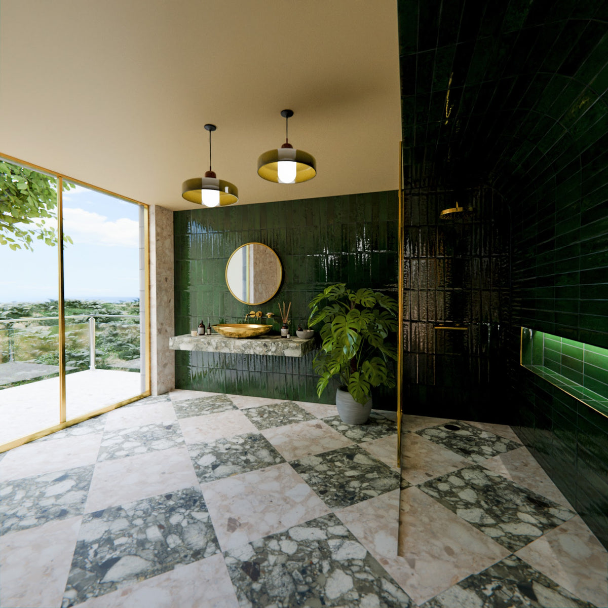 Venetian Ivory | Terrazzo Tile | Matt Finish | 60cm x 60cm — Artisan ...