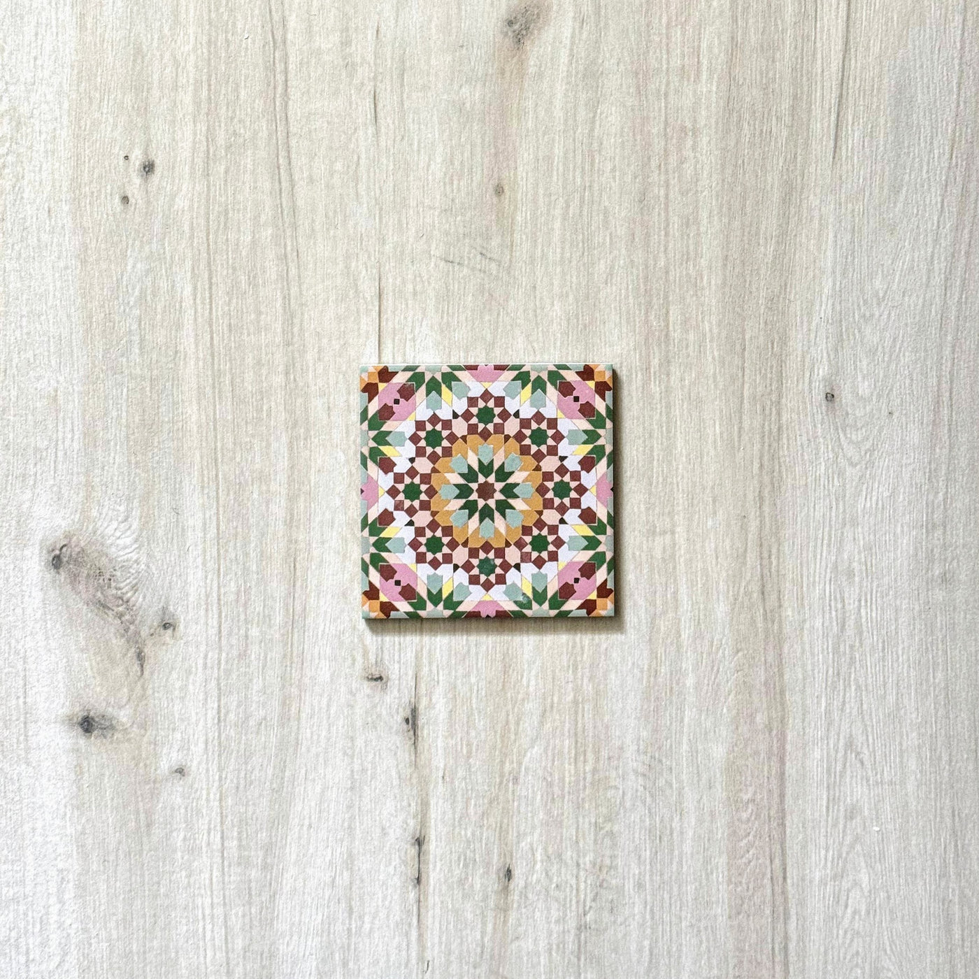 Pasha Mini Daisies Moroccan Tile 15 x 15cm — Artisan Tile Company