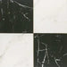 2 x CUT TILE SAMPLE Durham Marquina Black & White Marble Chessboard Ti ...