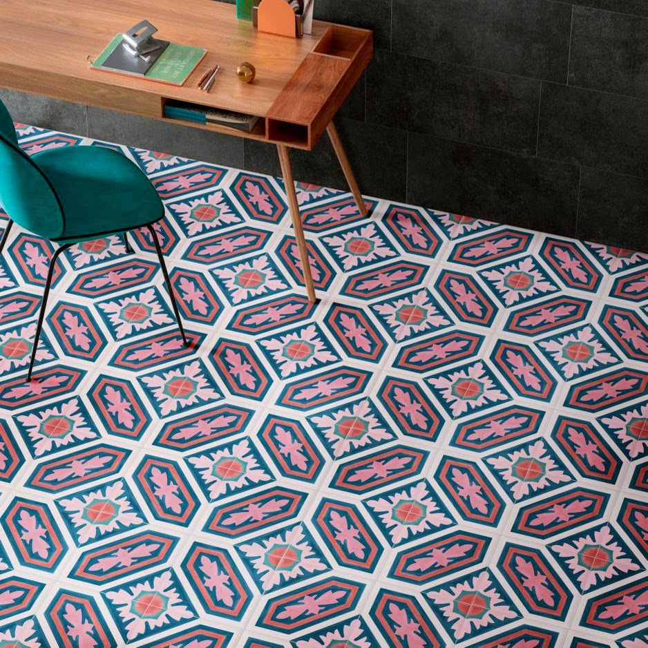 Europa Vienna | Multicoloured Tile | 20cm x 20cm | Wall & Floor Tiles ...