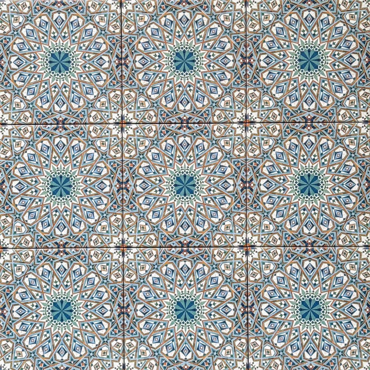 Pasha Kashani Moroccan MINI Tile 15cm x 15cm — Artisan Tile Company