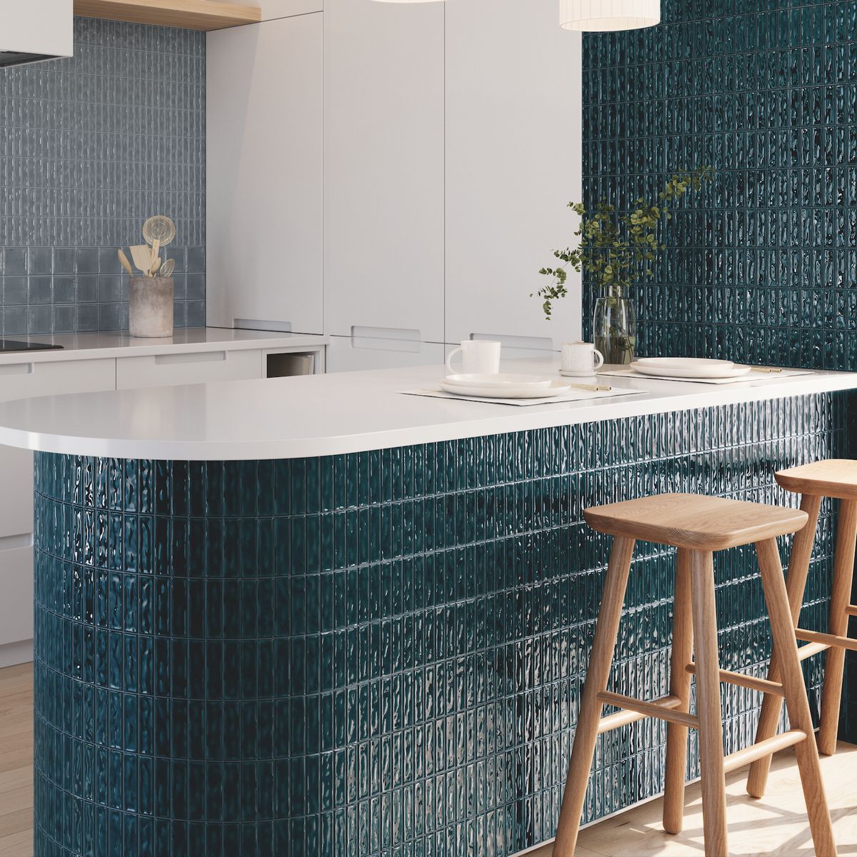 Patisserie Tile | DECOR Oil Blue | Wall Tile | 20m x 20cm — Artisan ...