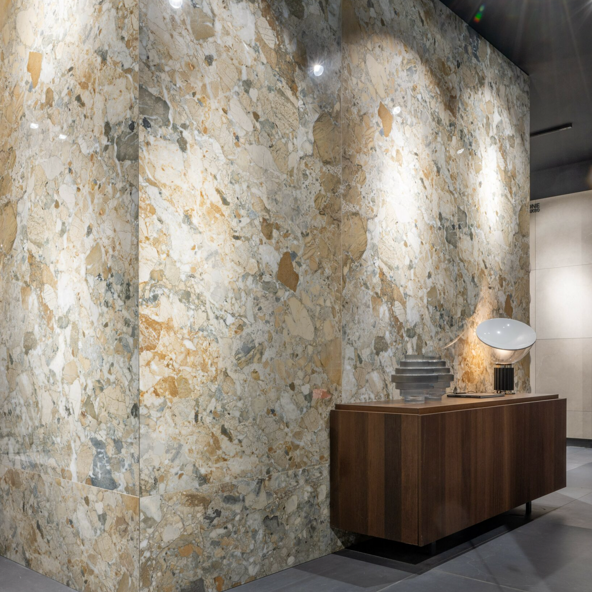 Milano Warm Stone Polished Porcelain Tiles | 60cm x 120cm — Artisan ...