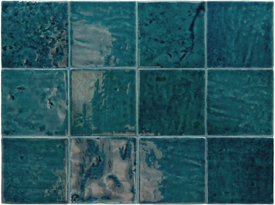 Malaga Square Amun Blue | 10cm x 10cm — Artisan Tile Company