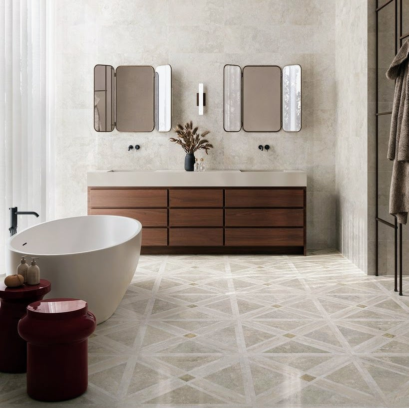 Jesi Travertine Decor | Wall and Floor Tiles | 60cm x 60cm — Artisan ...