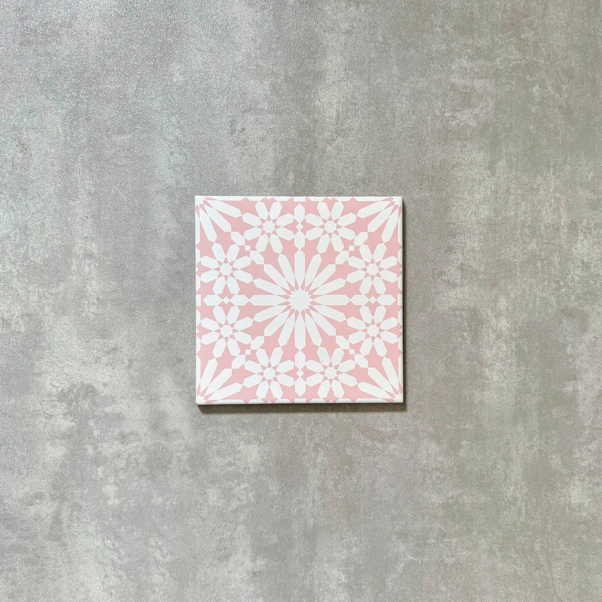 Fizaan Pink Rose Moroccan Tiles 20cm x 20cm — Artisan Tile Company