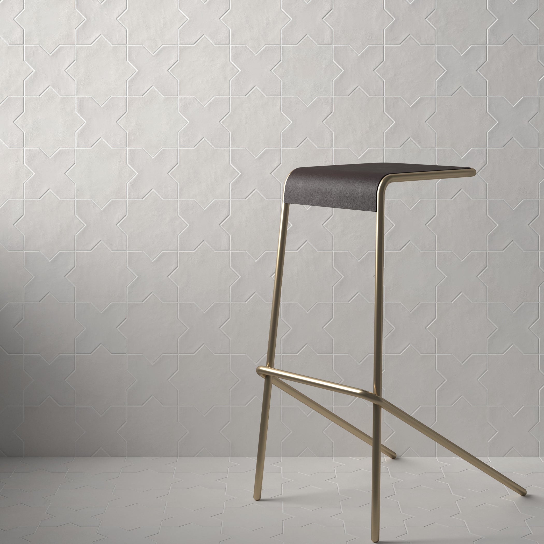Dohar Bone Star and Cross Moroccan Porcelain Wall & Floor Tiles ...
