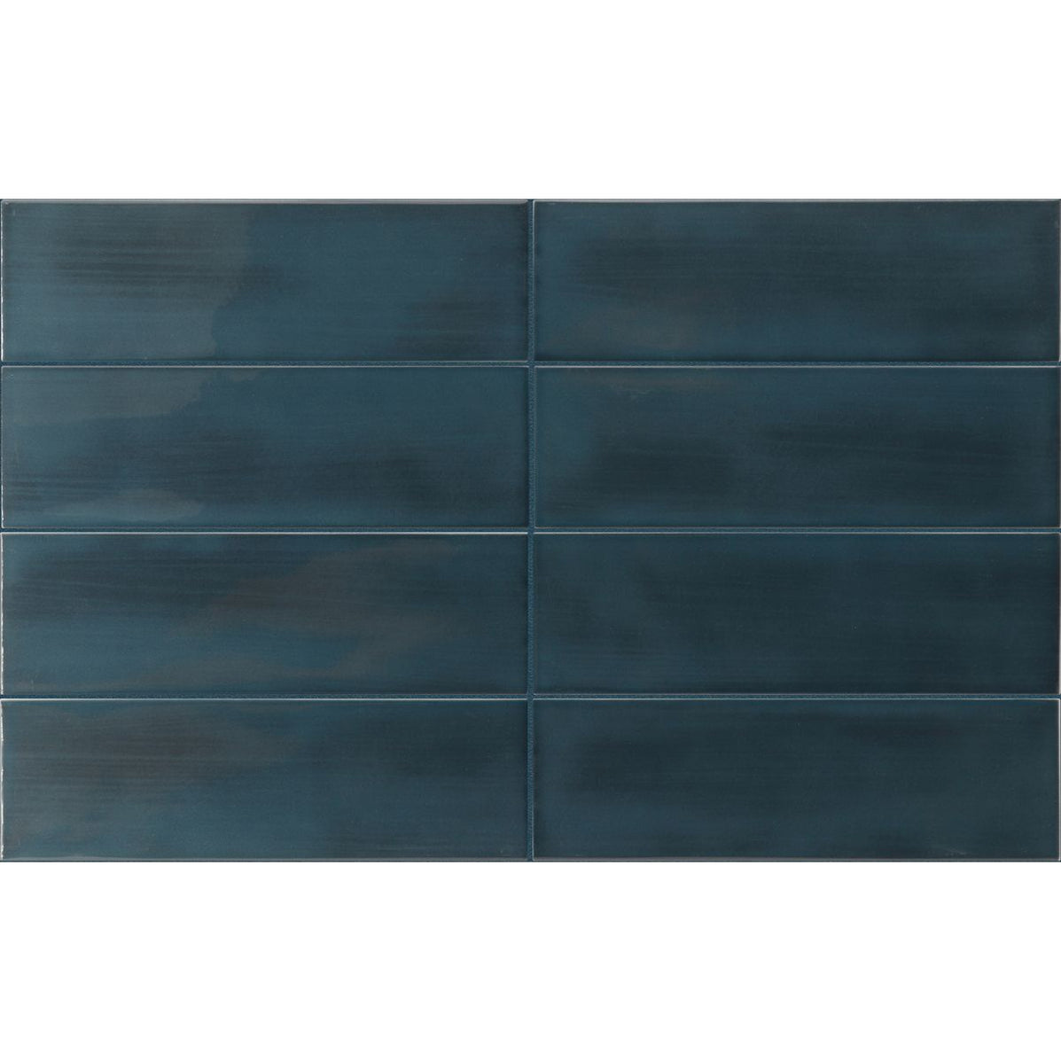 Kyoto Brick Tile | Blue | Moroccan Handmade Tile Style | 6.5cm x 20cm ...