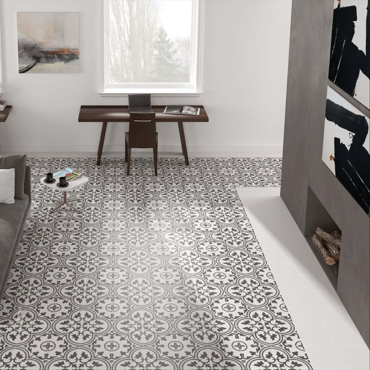 Paris Grey Victorian style Bathroom Tiles — Artisan Tile Company
