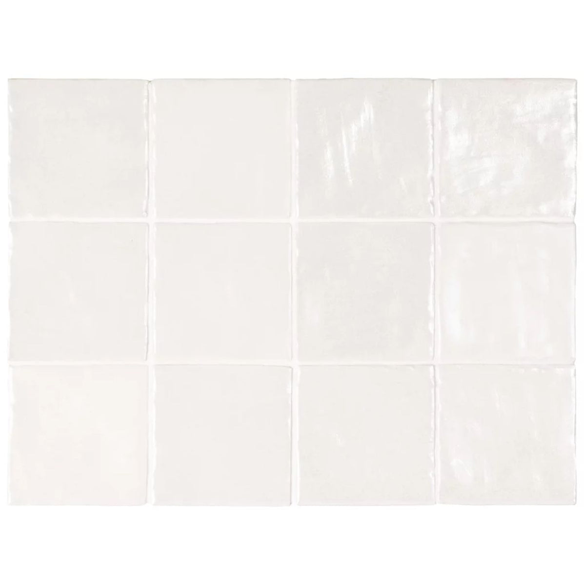 Zellij Square Oyster | Moroccan Tile | Handmade style | 10cm x 10cm ...